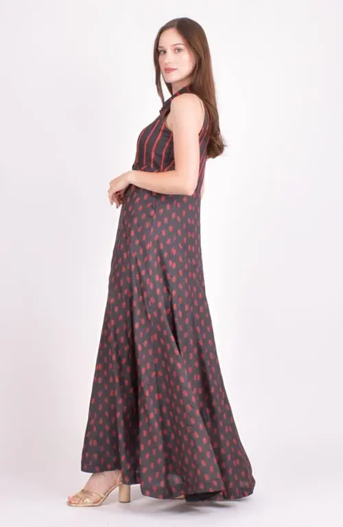 RAAS Meher Slit Button Up Maxi Dress