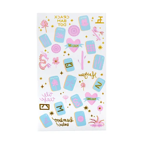 JOLLITY & CO Mahjong Tattoo Party Pack