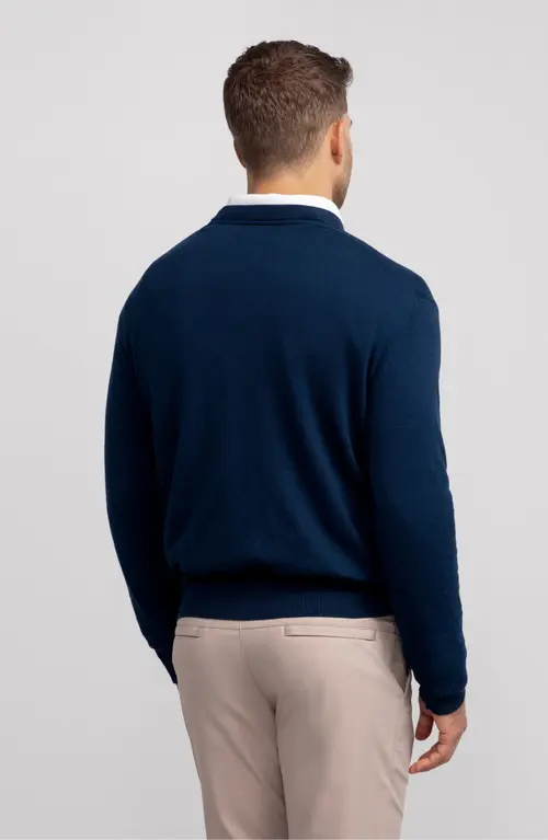 JACK ARCHER Anytime Crewneck Sweater - Deep Blue