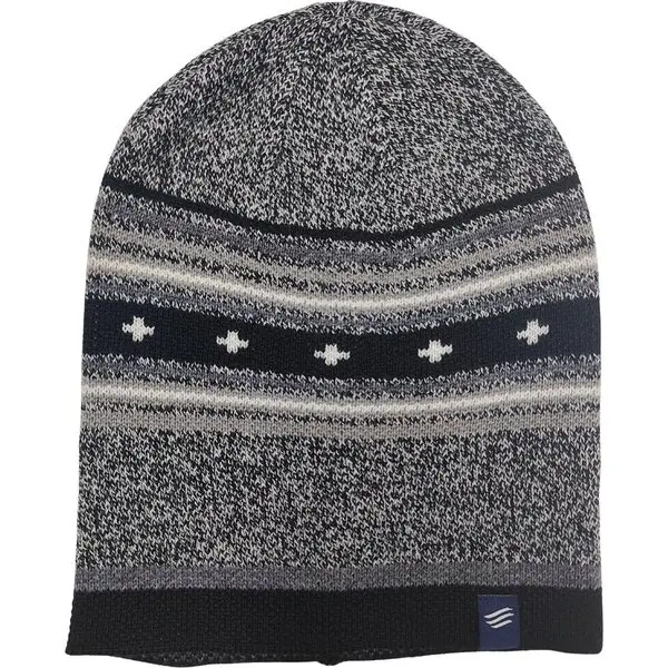 United By Blue Merino Wool Fair Isle Beanie - Black