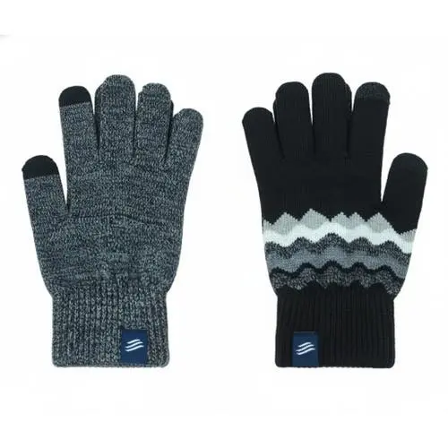 United By Blue Merino Wool Mountain And Marled Knit Glove 2-pack - Black