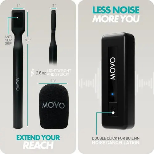 MOVO Wireless Mini Uc-duo Usb-c Wireless Microphone For Iphone 15/16/android