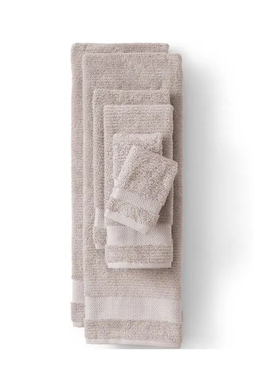 LANDS' END Organic Cotton 6-piece Towel Set - Dusty Orchid