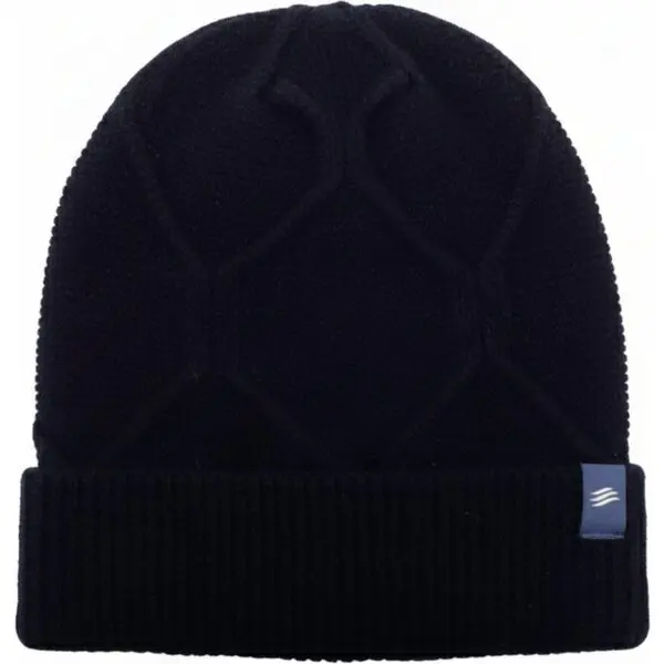United By Blue Diamond Cable Knit Beanie - Navy