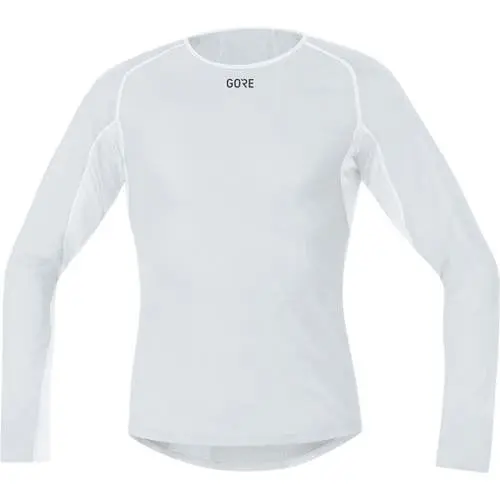 GOREWEAR Windstopper Base Layer Thermo Long-sleeve Shirt - Light Grey/white