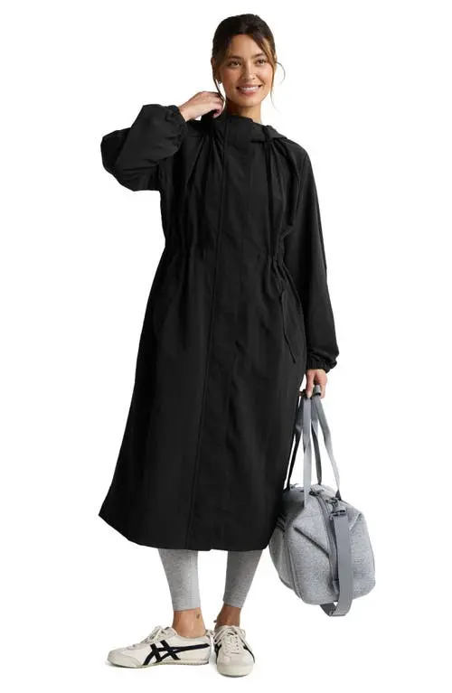 Beyond Yoga En Route Long Hooded Jacket