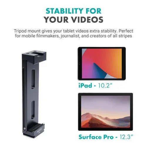 MOVO Tablet Vlogging Kit For Ipad With Mic, Light
