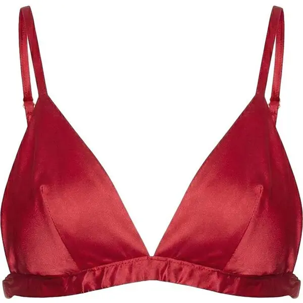 MERS SILK Silky Bra - Red