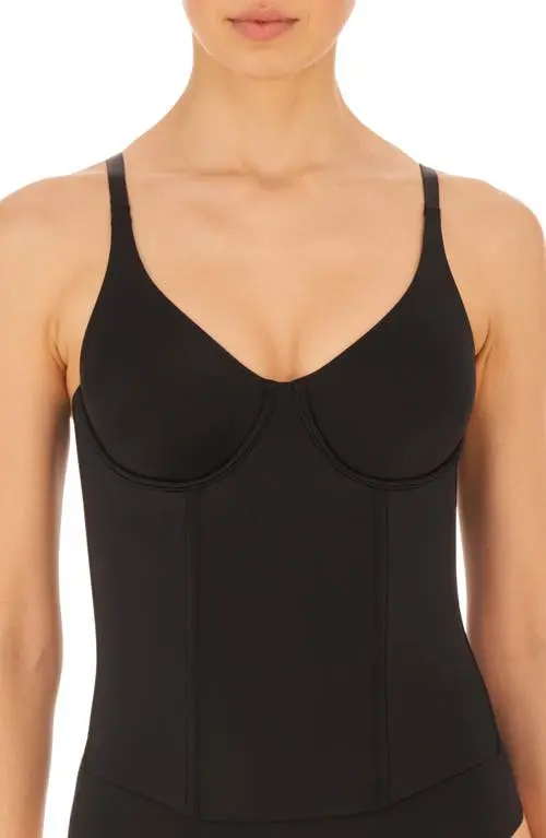 Natori Liquid Tank Bustier - Black