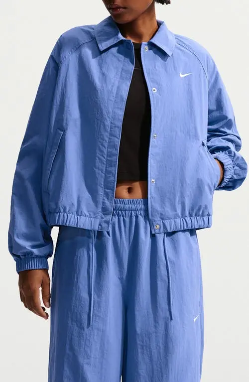 Nike Sportswear Coach's Jacket - Light Medium Blue/sail
