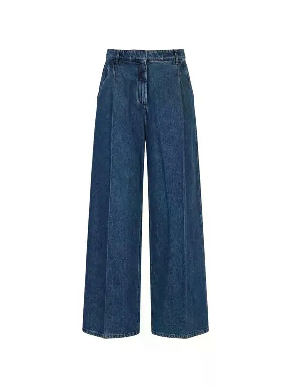 N°21 Button-fastening Wide Leg Jeans