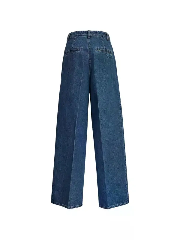 N°21 Button-fastening Wide Leg Jeans