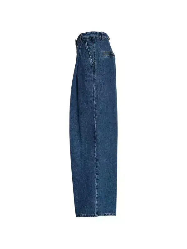 N°21 Button-fastening Wide Leg Jeans
