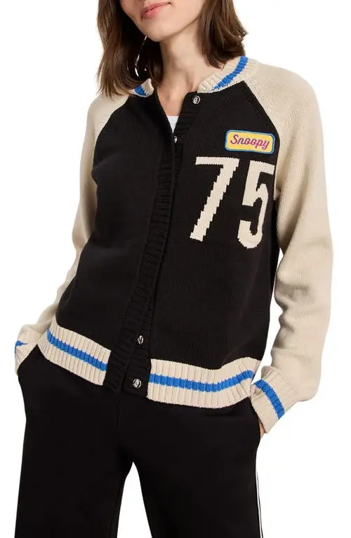Sanctuary 75 Snap-up Varsity Cardigan