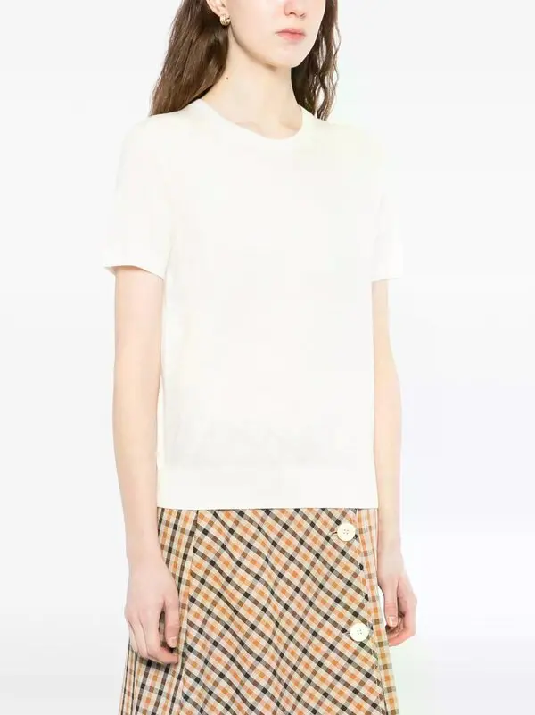 Theory Regal Wool T-shirt - Neutrals