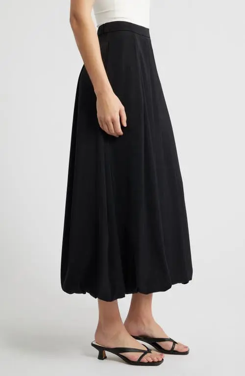 Vince Camuto Pleated Bubble Hem Midi Skirt