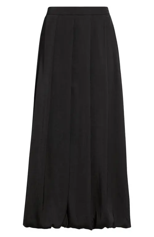 Vince Camuto Pleated Bubble Hem Midi Skirt
