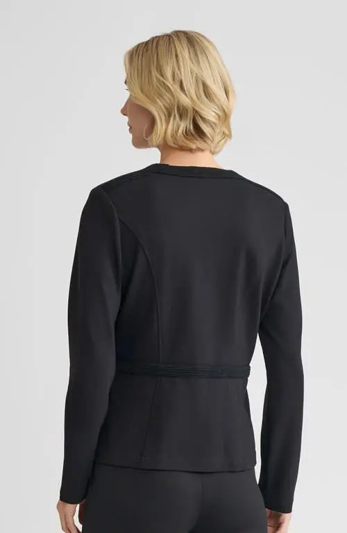 Misook Luxestretch Ponte Zip-up Jacket