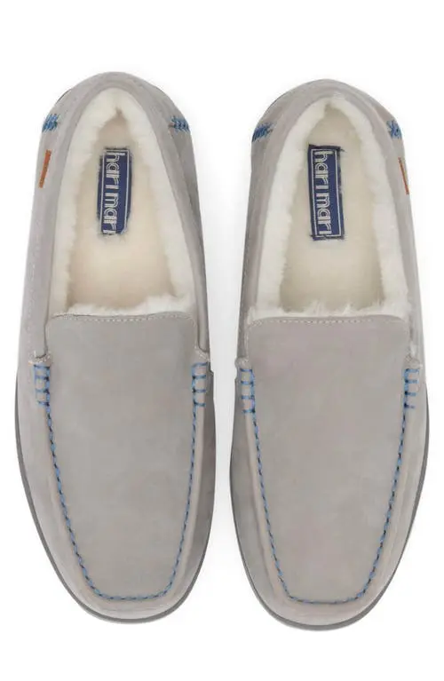 HARI MARI Sonoro Genuine Shearling Lined Slipper - Light Gray