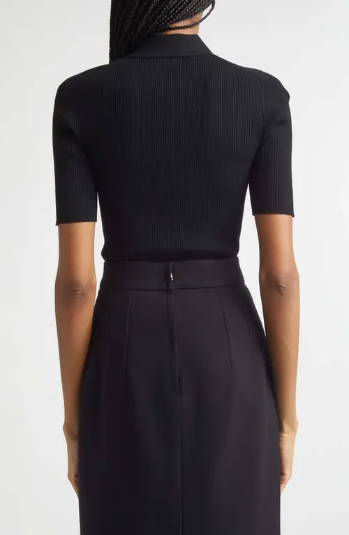 Dolce & Gabbana Rib Polo Sweater