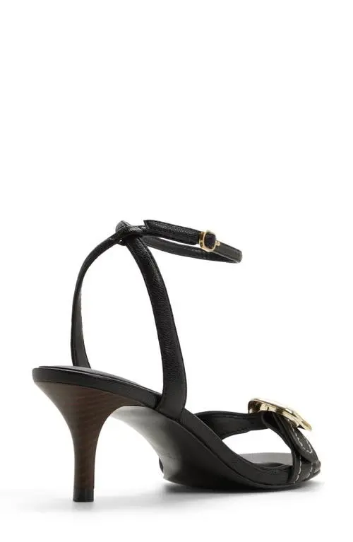 Aldo Ankle Strap Sandal - Black