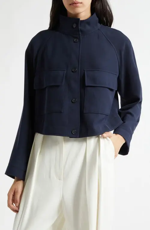 BOSS Jotana Wrinkle-resistant Crepe Jacket - Sky Captain