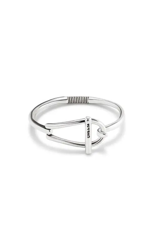 UNODE50 Link Bangle Bracelet - Silver