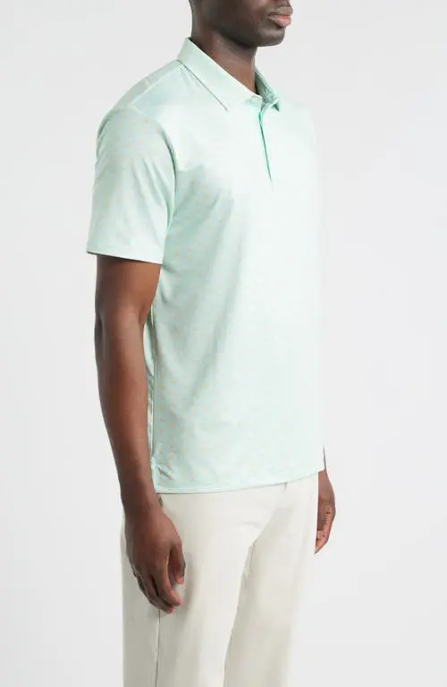SWANNIES Springs Leaf Print Performance Golf Polo