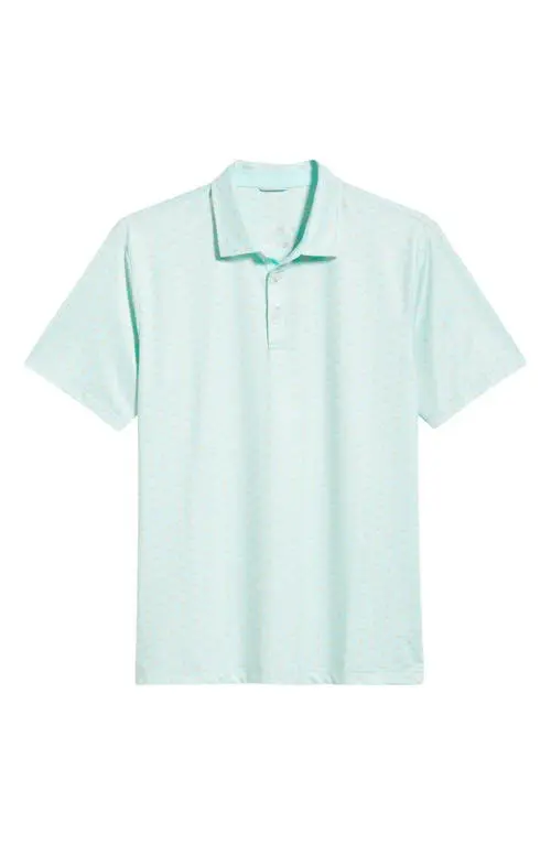 SWANNIES Springs Leaf Print Performance Golf Polo