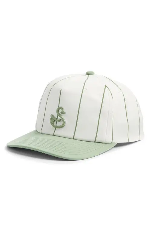 SWANNIES Larry Water Resistant Snapback Baseball Cap - Basil