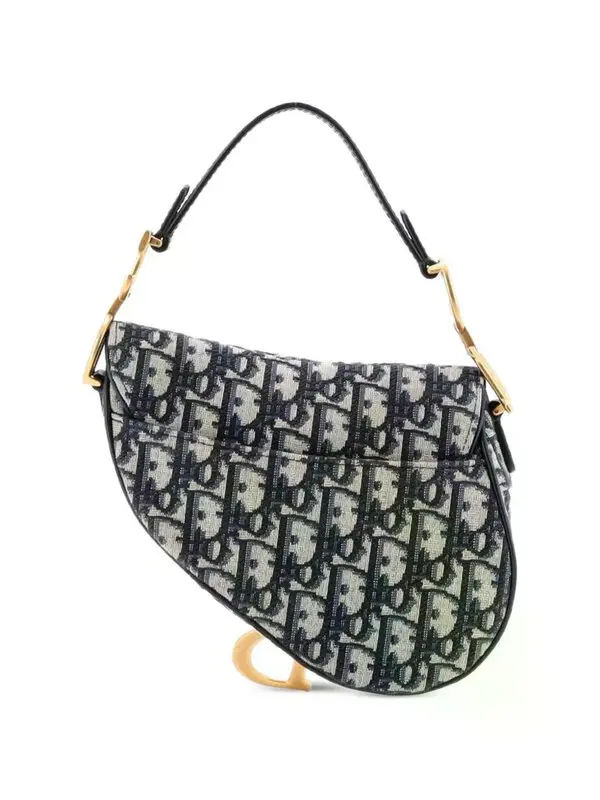 Dior Saddle Handbag Oblique Canvas Mini