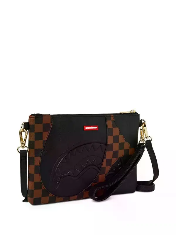 SPRAYGROUND Jetstream Embossed Check Clutch
