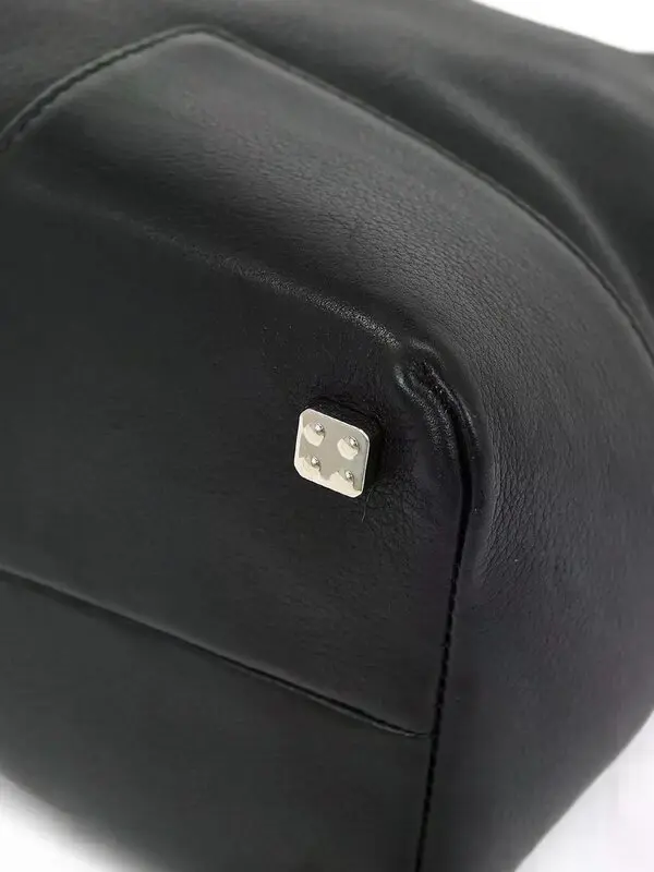 Loewe 2007 Fusta Embossed-logo Tote Bag - Black