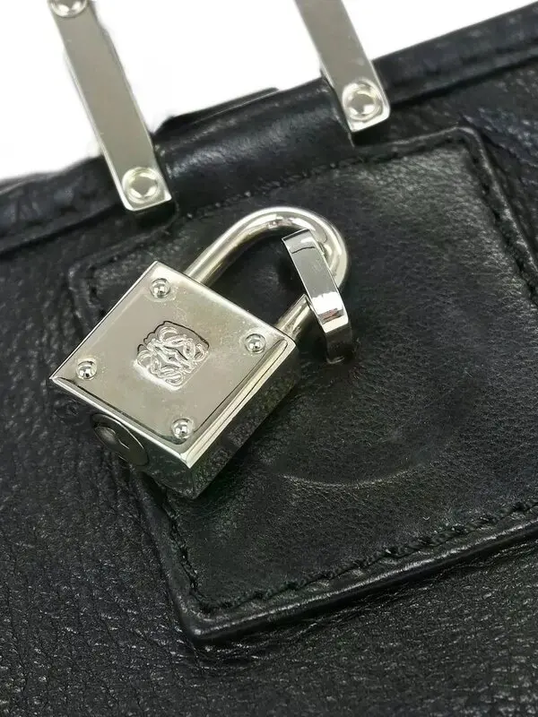 Loewe 2007 Fusta Embossed-logo Tote Bag - Black