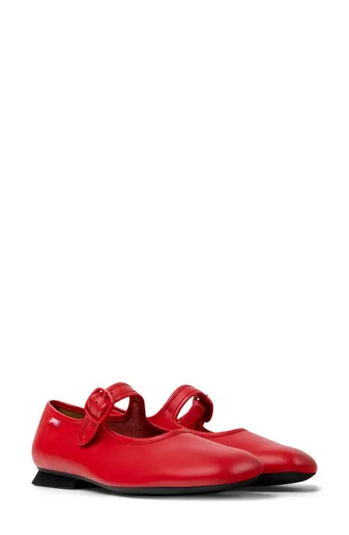 Camper Casi Myra Mary Jane Flat - Medium Red