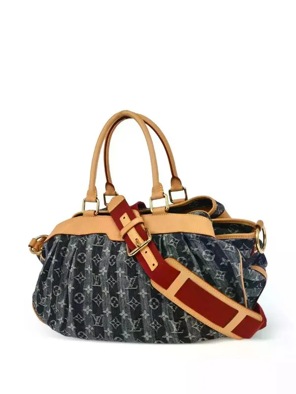 LOUIS VUITTON 2006 Gm Cabas Raye Tote Bag