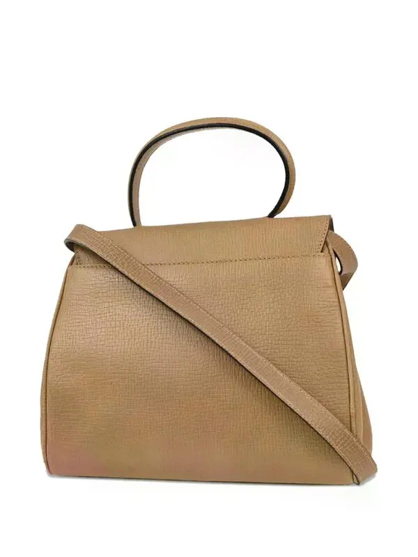 Loewe 1990-2000s Textured Leather Tote Bag