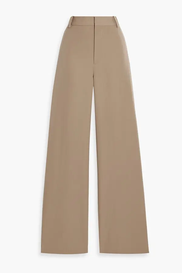 Balmain Wool-twill Wide-leg Pants