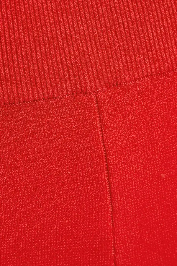 Veronica Beard Bray Stretch-knit Flare Pants - Red