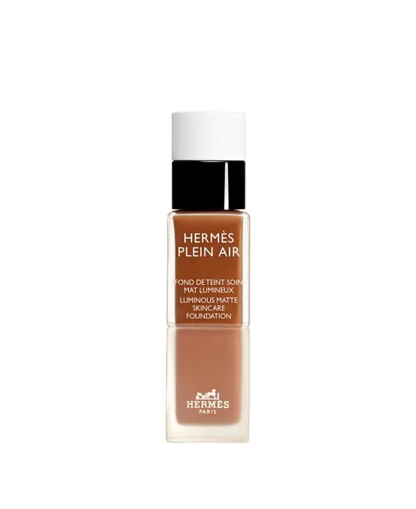Hermès Plein Air Luminous Matte Foundation - 79w Cuivre Is A Coppery Brown