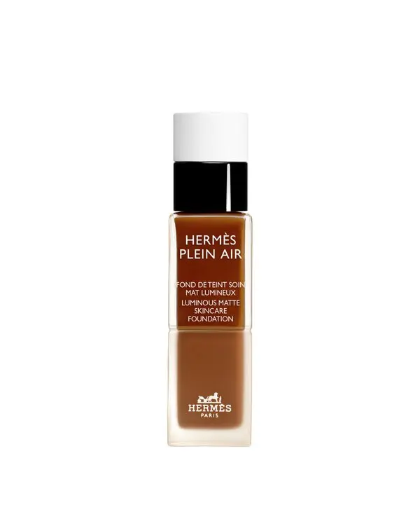 Hermès Plein Air Luminous Matte Foundation - 83w Chã¢taigne Is A Warm Deep Brown