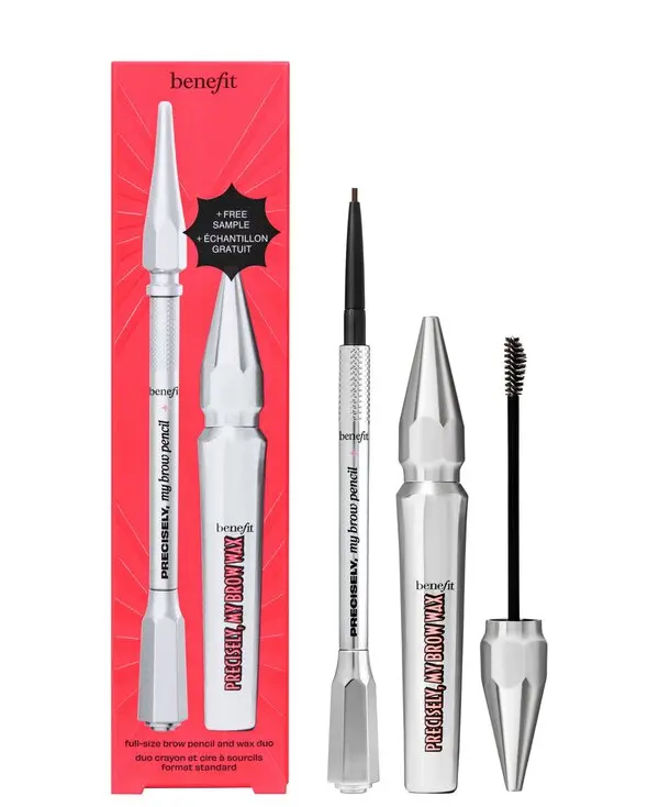 BENEFIT COSMETICS 3-pc. Precisely Power Up Brow Pencil And Wax Duo Set - 5