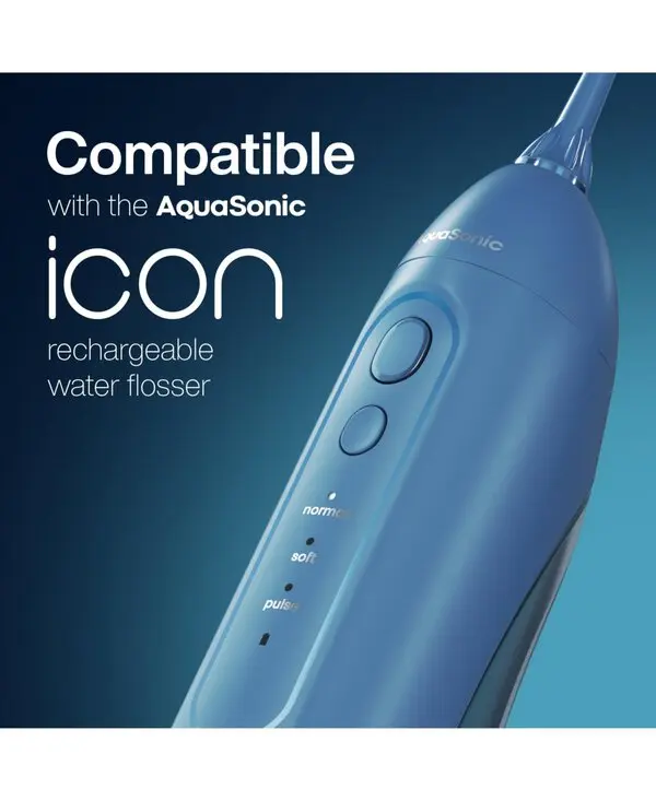 AQUASONIC Icon Water Flosser Replacement Standard - Navy