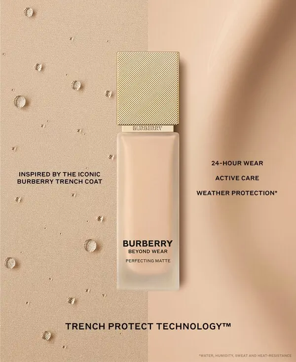Burberry Beyond Wear Perfecting Matte Foundation - 70 Medium Warm