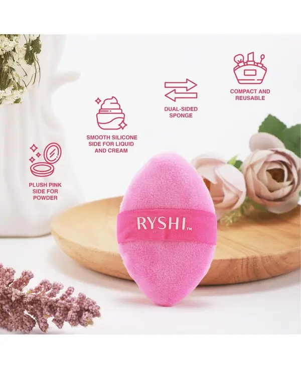 PURSONIC Complete Flawless Finish Set: Reversible Sponge + Regenerating Serum + Finger Beauty Blenders