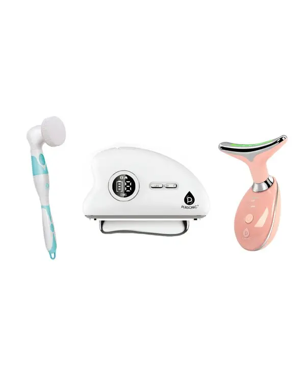 PURSONIC Sculpt & Glow Set – Gua Sha Device - White