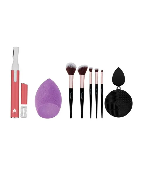 PURSONIC Complete Beauty Tool Kit – 7 Brushes - Black