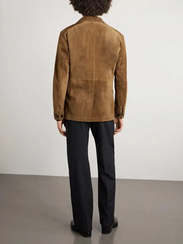 TOM FORD Suede Military Jacket