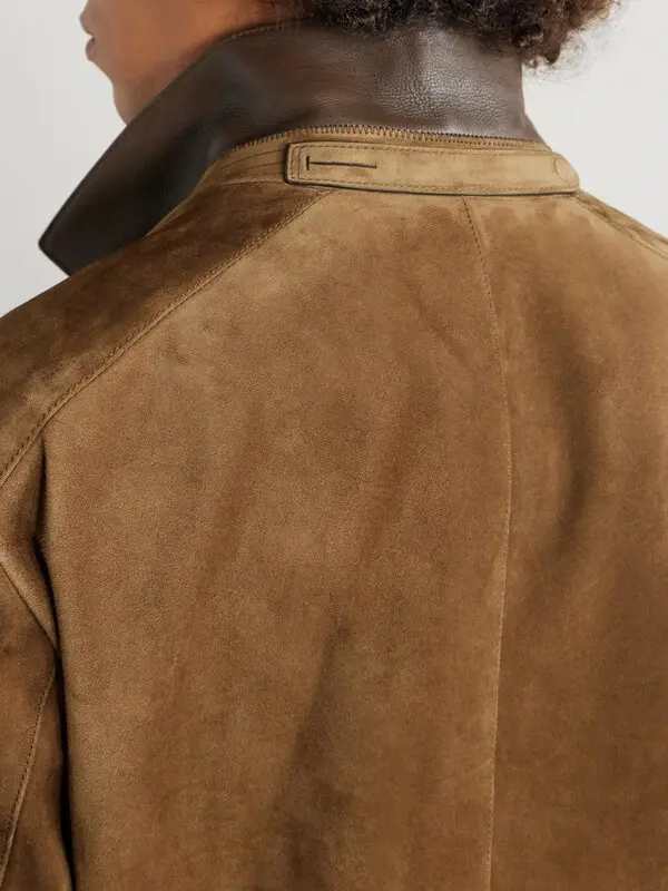 TOM FORD Suede Military Jacket