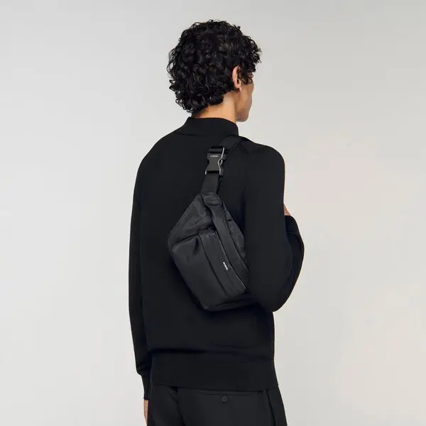 Sandro Technical Fabric Belt Bag
